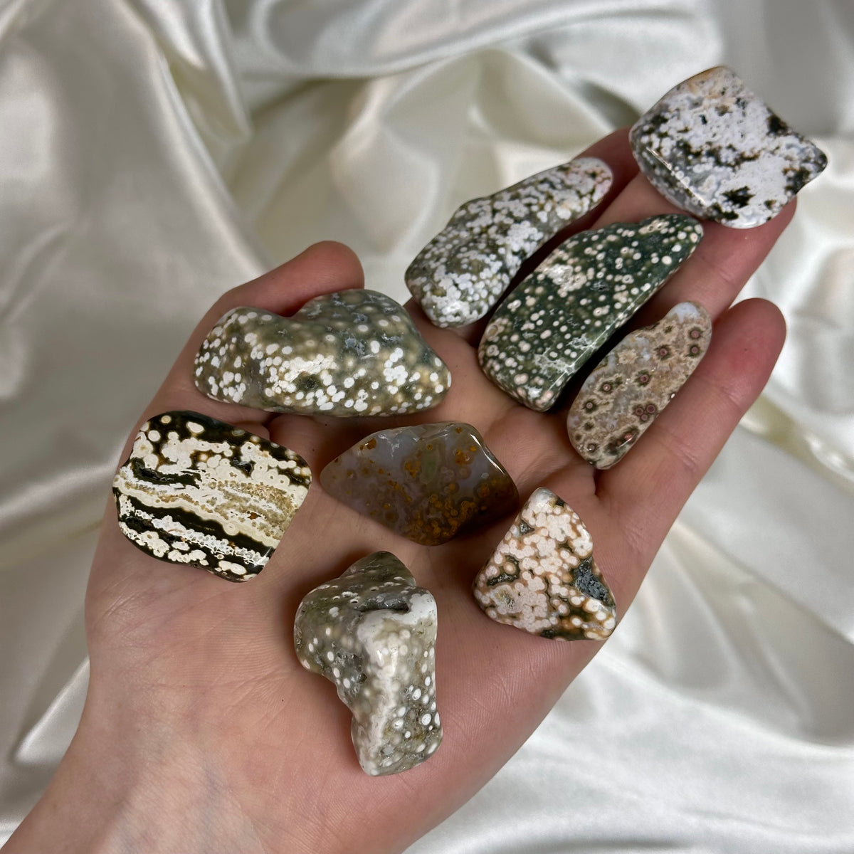 Orbicular Jasper Tumbles (choose your own!) – ArtByJacStudio